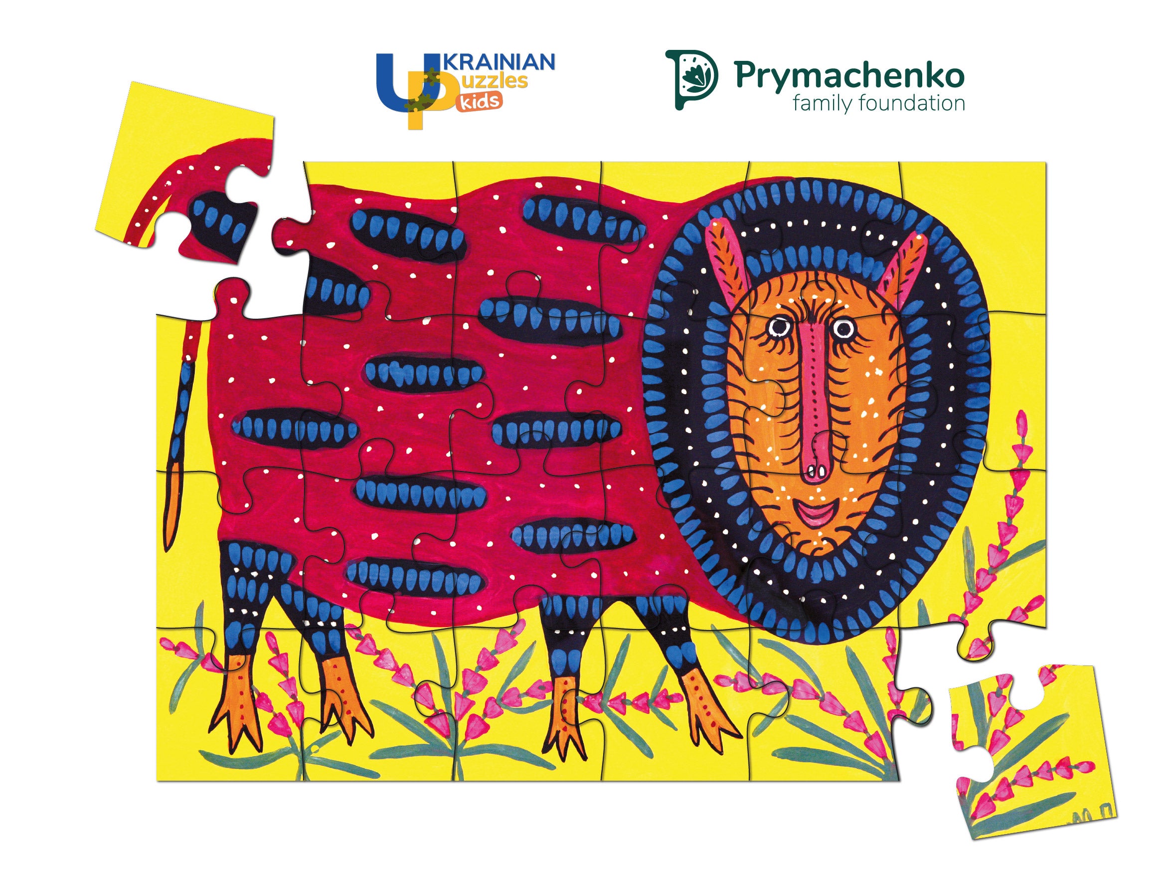 Wild Sheep by Maria Prymachenko – Ukrainian Puzzles