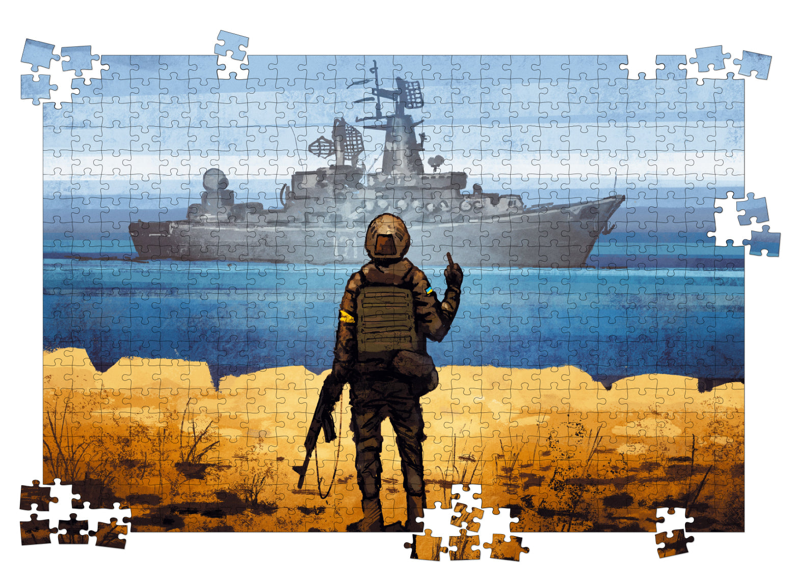 Russian warship, go...! – Ukrainian Puzzles